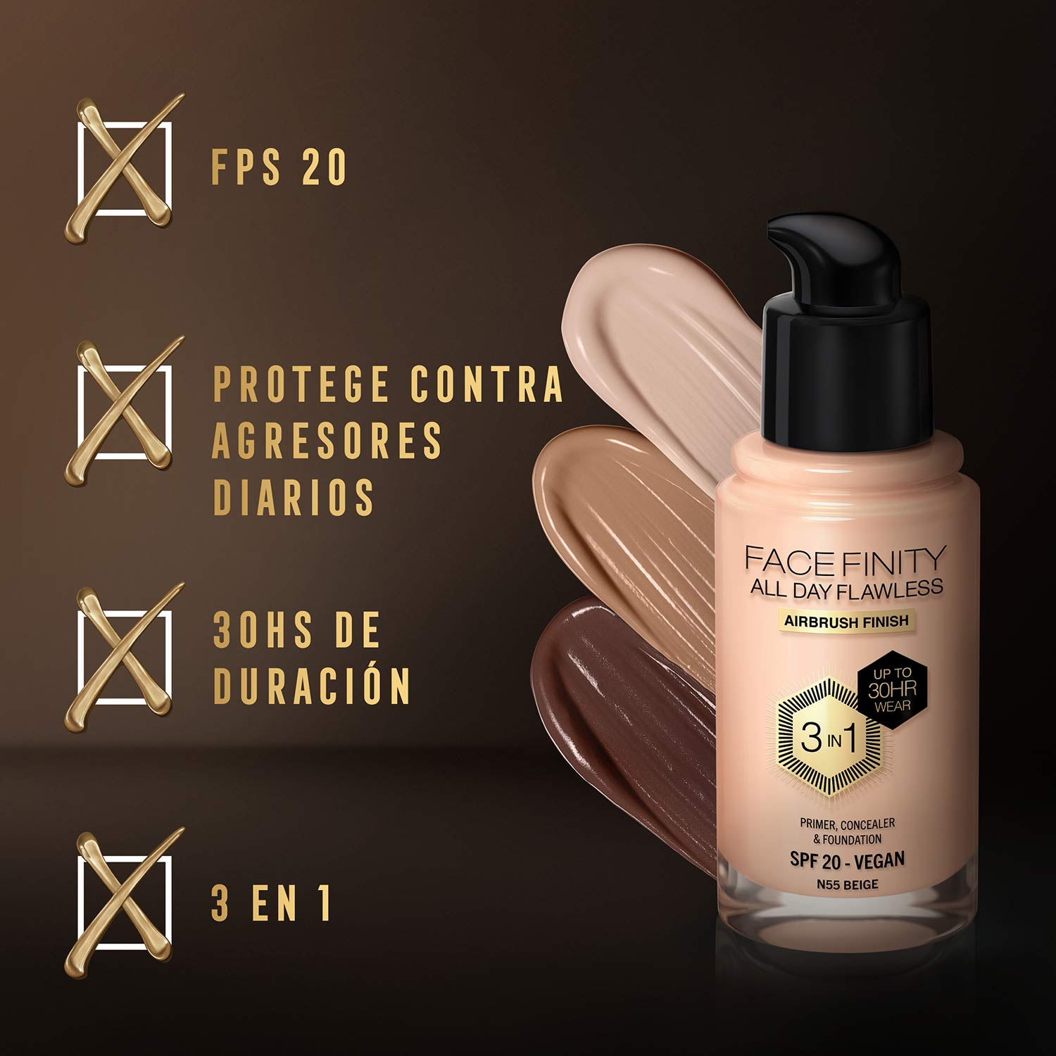Face Finity 3 in 1 Foundation